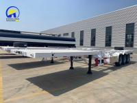 China 3 Axles 48 FT Flatbed Skeleton Semi-Trailer Container Semi-Trailer Customized Request for sale