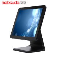 China 15 Inch 350cd/m2 Brightness Waterproof LED LCD Touch Screen POS PC 1024x768 for sale