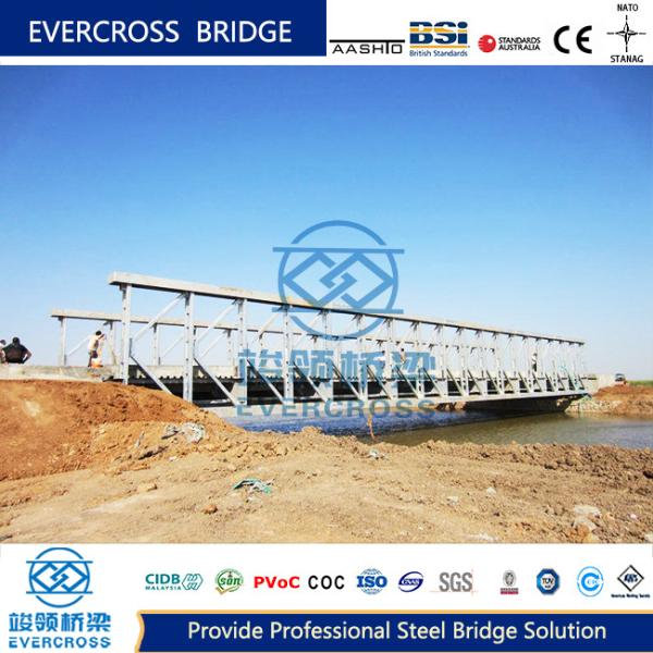 Quality Modular Structure Prefabricated Steel Pedestrian Bridges Custom for sale
