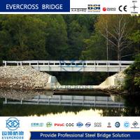 Quality OEM Steel Plate Girder Bridge 42m Steel Suspension Bridge Simple Structure for sale