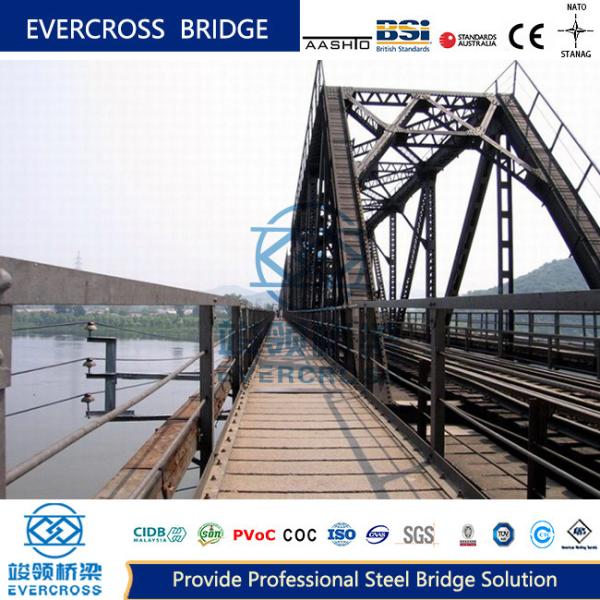 Quality Portable Steel Box Truss Bridge Composite Deck EN10113 S460N for sale