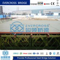 China Large Span Steel Bailey Type Trestle Bridge Platform 200kN Capacity Modular Design for sale
