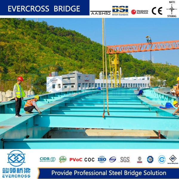 Quality Novelty Structure Steel Box Girder Bridge For Mountainous Region Roadways for sale