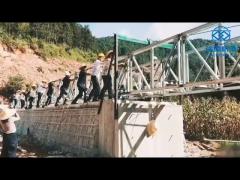 Modular Footbridge pushing