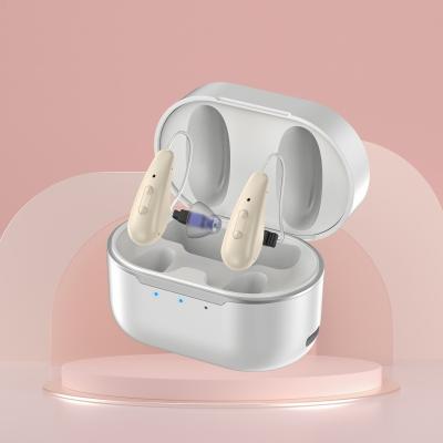 China ROHS Certified OTC Hearing Aids Touch Induction Type Operating Mode in Beige or Custom Colors Suitable for Hearing Needs for sale