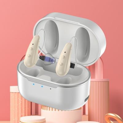 China BTE CIC Rechargeable Hearing Aid Touch Induction Type Compact Hearing Device Designed for Wireless and Long Battery Life for sale