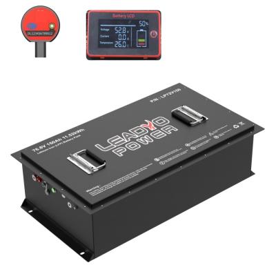 Китай Литийная гольф-коляска 72В 76,8В 150Ah 250Амп LiFePO4 LFP аккумулятор с зарядным устройством продается