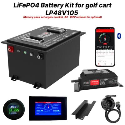 China Bateria de lítio para carrinho de golfe de 48V 105Ah - Série de energia for sale