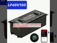 O sistema de conversão da bateria da máquina de golfe é de 48V 105Ah 51.2V LiFePO4