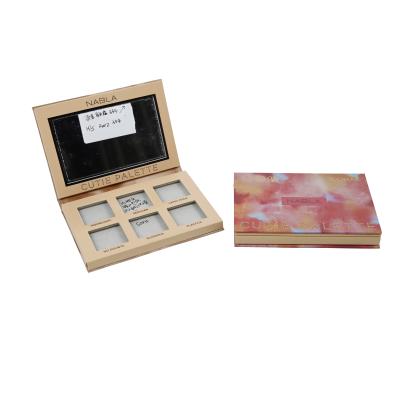 Cina 6 Pan Empty Eyeshadow Palette/cassa su ordinazione dell'ombretto con lo specchio in vendita