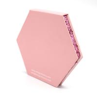 China Hexagon Single Eyeshadow Packaging Empty Makeup Eyeshadow Palette for sale