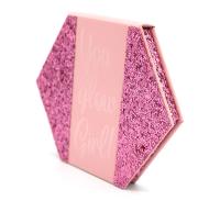 China Hexagon Single Eyeshadow Packaging Empty Makeup Eyeshadow Palette for sale