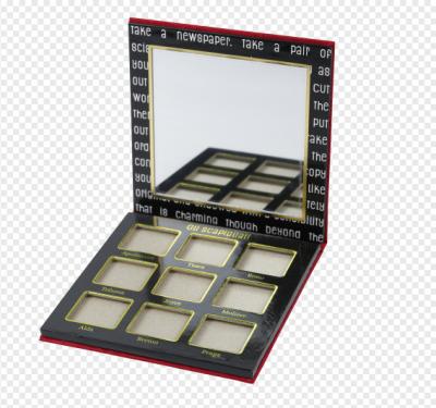 中国 C2Sのビロードのペーパー ハイライトの輪郭のパレット9の位置の化粧品の構造のパレット 販売のため