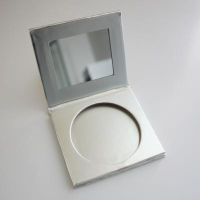 Cina Tavolozza vuota di carta Matte Silver With Glass Mirror di contorno di punto culminante in vendita