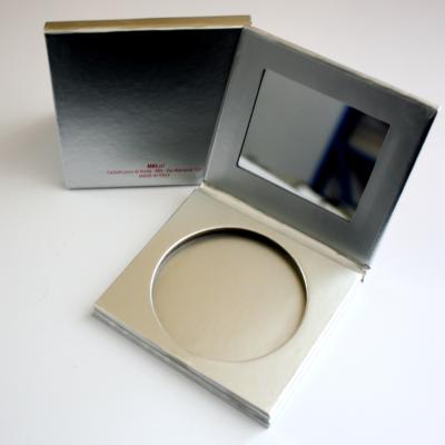 Cina Tavolozza vuota di carta Matte Silver With Glass Mirror di contorno di punto culminante in vendita
