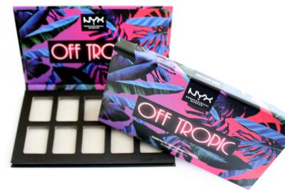 China Matte Finish Magnetic Eye Palette 10 verschiebt leeres Drucken der Lidschatten-Paletten-CMYK zu verkaufen