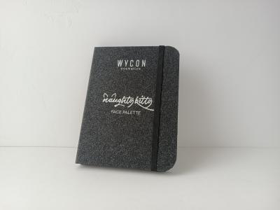 Cina Confezione di palette di ombretti vuota per quaderno nero Confezione ecologica in vendita