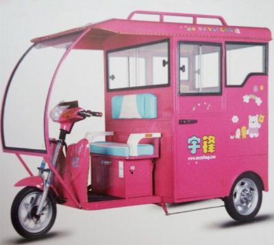 China Four Passenger Electric Battery Powered Tricycle Semi - Closed For Taxi for sale
