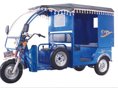 China Environmental 60V 1280W Battery Operated Electric Passenger Tricycle 26km/H for sale