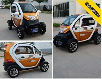 China Close Body Passenger 4 Wheel Electric Car With 72V 24 Tube Controller for sale