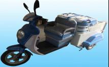 China Open 650W Electric Cargo Tricycle Garbage Sorting Electric Truck for sale