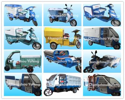China Battery Operated Electric Cargo Tricycle , Municipal Waste Collection Truck for sale