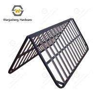 China Wanjusheng Metal Rib Bed Frame Full Size Customizable Large Size Solid Support Iron Foldable Base for sale