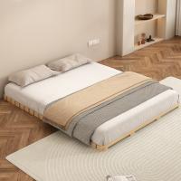 China Tatami Solid Wood Bed Frame Breathable Moisture-proof Foldable Large Size Color Customizable Bedding for sale