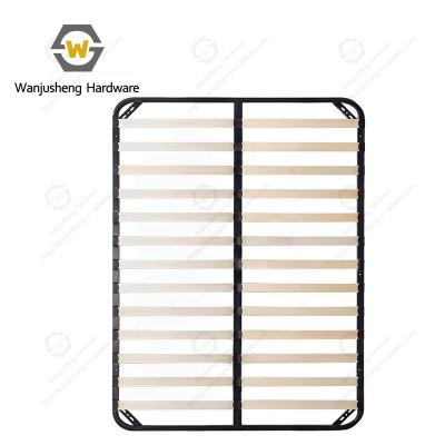 China Customizable Size Solid Design Support Pads Metal Bed Frame with extra Slats for Furniture Parts for sale