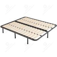 China Bed Frame with Thickened Solid Wood Skeleton Moisture-proof Bed Board Encrypted Design Foldable Tatami Steel Frame Customizable for sale