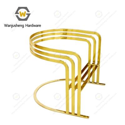China Golden Sofa Base Chair Furniture Accessories Stainless Steel Chair Legs and Stools Hardware Accessories for sale