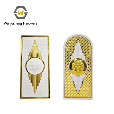 China Wholesale Golden Plastic Sofa Decorative Buckles Multi-Style Furniture Hardware Accessory for sale