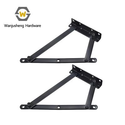 China Thickened Foldable Triangular Spring Hinge Bed Board Sofa Frame Cushioned One-Piece Hinge Storage Bed Hinge for sale