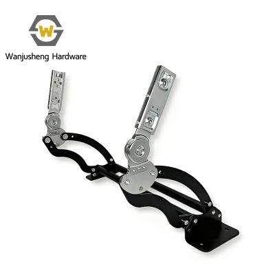 China Furniture Hardware Adjustable Backrest Sofa Hinge Detachable Forward-Backward Moving Bracket for Sofa Furniture Mechanical Arm for sale