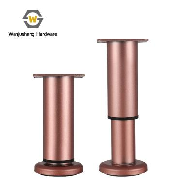 China Adjustable Support Leg Furniture Sofa Leg End Table Retractable Cabinet Foot Bed Table Leg TV Cabinet Raised for sale