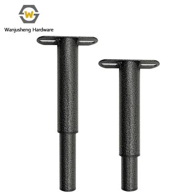 China Adjustable Retractable T-shaped Metal Foot Bed Frame Modern Style Shelf Furniture Hardware Comfortable Support Bed Legs for sale