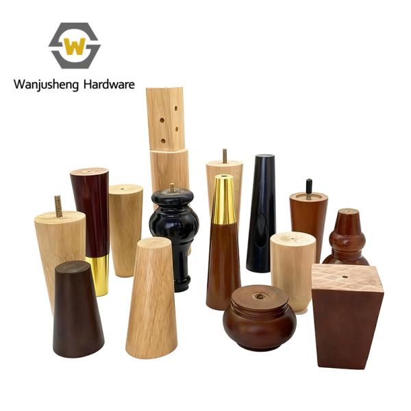 Quality European-style Solid Wood Furniture Foot Cabinet Foot Support Leg Coffee Table Foot Furniture Accessories for sale