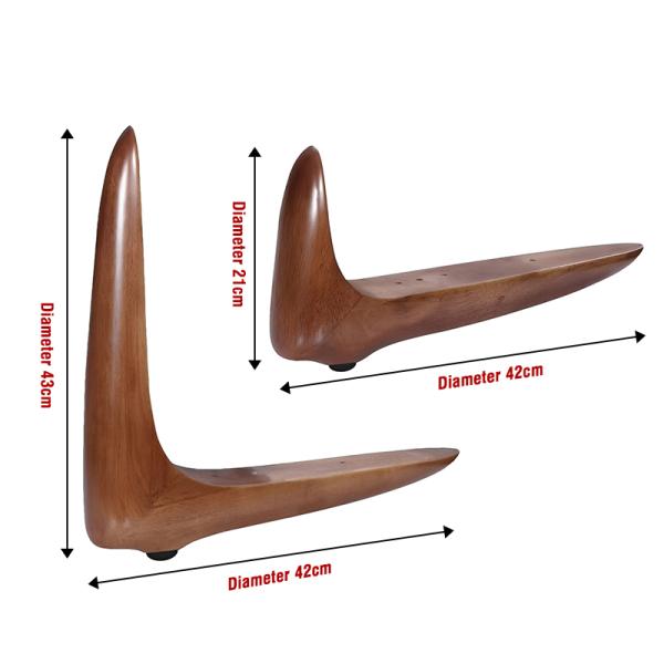 Quality Solid Wood L-Shaped Sofa & Coffee Table Legs Bed Leg Supports Indulge in Luxury for sale