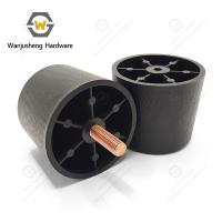Quality Black Plastic Furniture Legs Furniture Accessories Durable Support Sofa Legs for sale