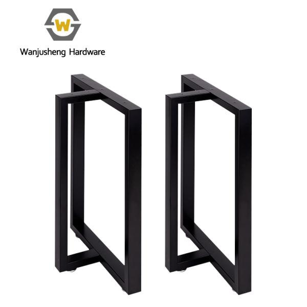 Quality T-Shaped Steel Frame Table Leg Modern Design Iron Zhuo Leg Desk Frame with Matching Foot Stand Base for Sofa Use for sale
