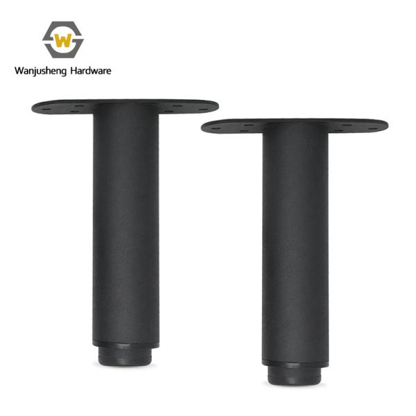 Quality Modern Heavy Duty Adjustable Height Center Support Feet Bed Frame Furniture Metal Bed Sofa Legs for sale