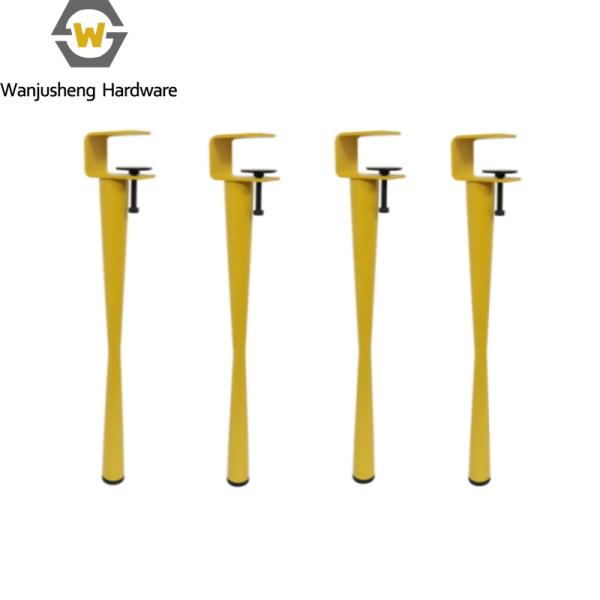 Quality Modern Clamp Table Legs bar Desk Wholesale Cast Iron Steel Coffee Dining Metal F Adjustable Clamp Table Legs for sale