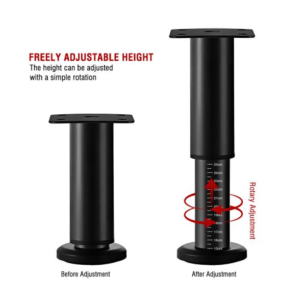 Quality Marked Adjustable Support Legs for Sofas and Cabinets Suspended Base Load for sale