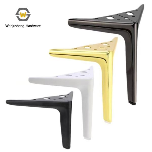 Quality New Golden Triangle Sofa Cabinet TV Cabinet Furniture Legs Sofa Metal Table Legs for sale
