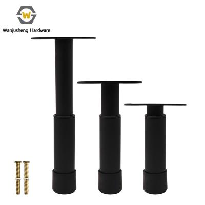 China New T-type Black Thickened Adjustable Sofa Legs Simple Advanced Metal Furniture Table Legs for sale