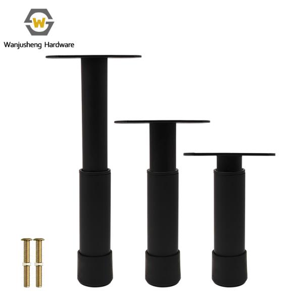 Quality New T-type Black Thickened Adjustable Sofa Legs Simple Advanced Metal Furniture Table Legs for sale
