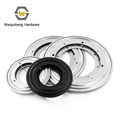 China 5.5/12/14 Inch Full Ball Hollow Round Turntable 360° Rotating Base for Bookshelf Furniture Hardware Accessories for sale