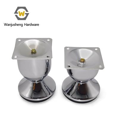 China Thickened Metal Furniture Foot Pads Anti-slip & Wear-resistant Cup-shaped Sofa Legs Bed & Cabinet Support Feet for sale