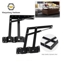 China Multifunctional Hinge Lifting Support Foldable Storage Hydraulic Buffer Lifting Bracket for Coffee Table & Desktop for sale