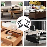 China Multifunctional Hinge Lifting Support Foldable Storage Hydraulic Buffer Lifting Bracket for Coffee Table & Desktop for sale